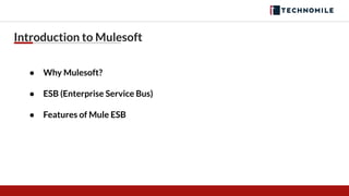 Mule soft step up session | PPT