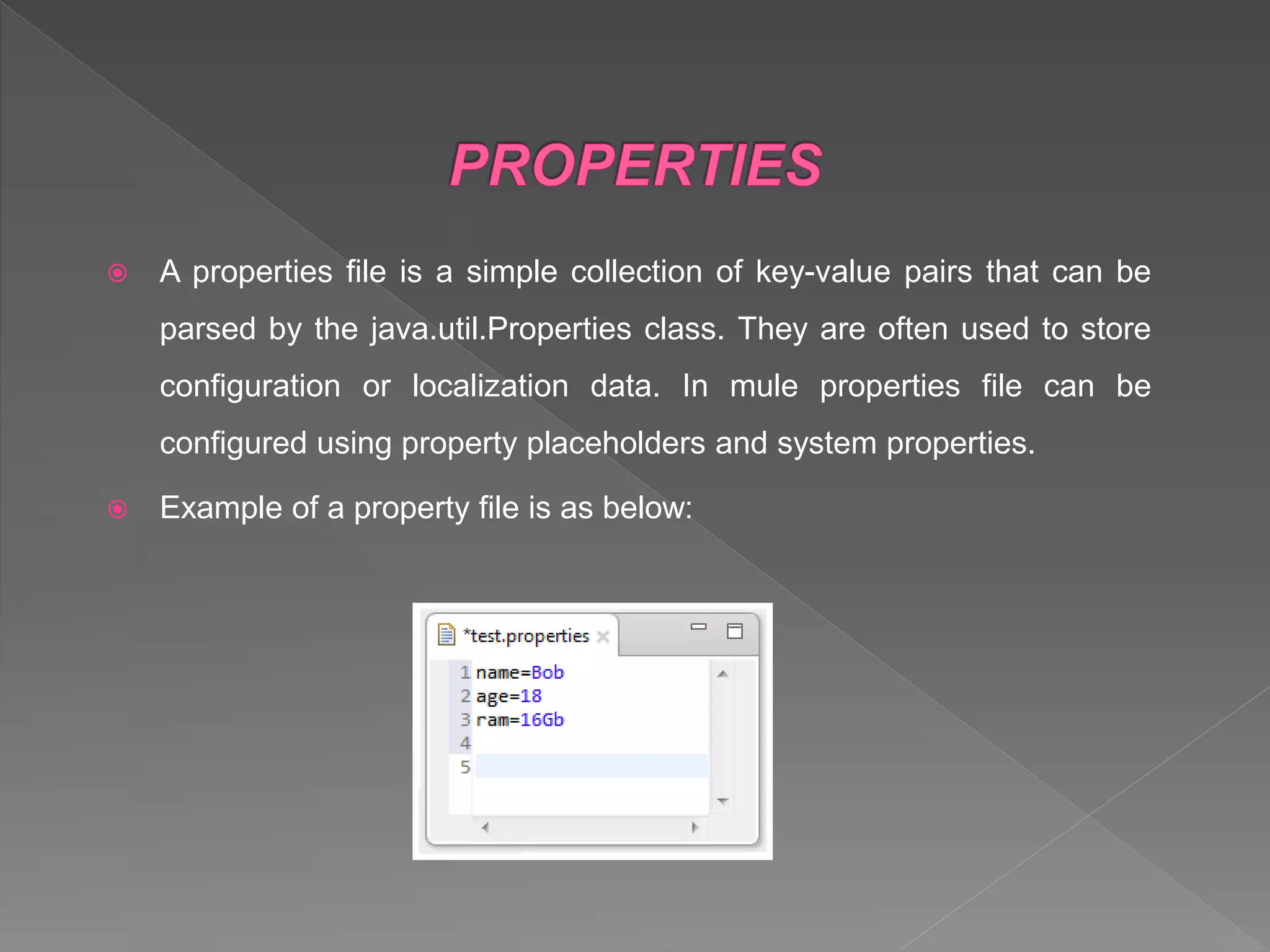 Mule system properties | PPT