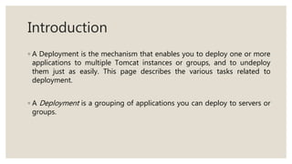 Mule tcat server - deploying applications | PPTX