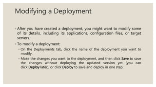 Mule tcat server - deploying applications | PPTX