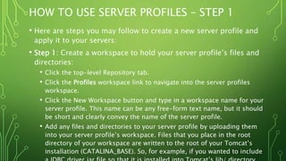 Mule tcat server - Server profiles | PPTX | Cloud Computing | Internet