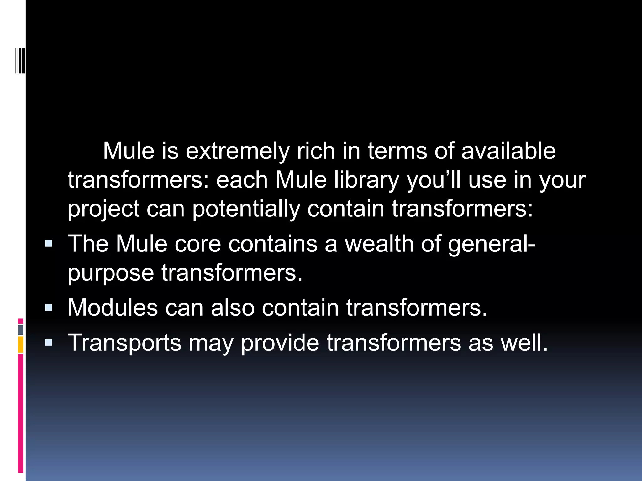 Mule transformers | PPT