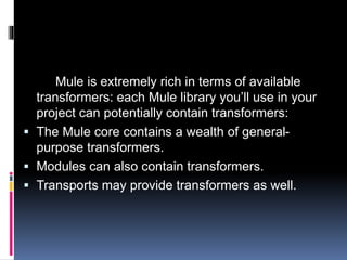Mule transformers | PPT