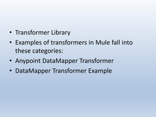 Mule transformers | PPT