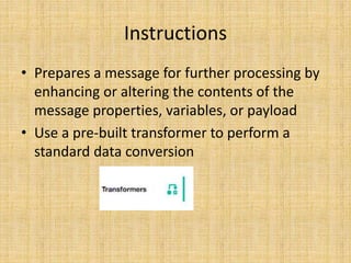 Mule transformers | PPTX | Programming Languages | Computing