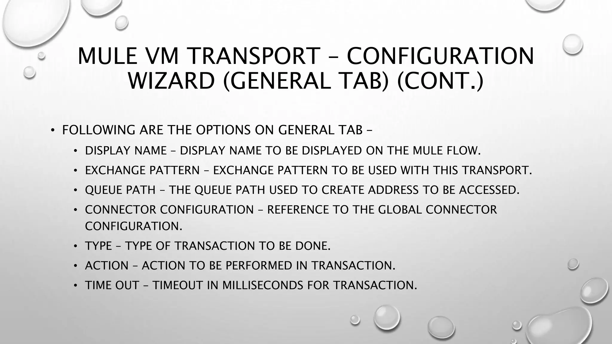 Mule VM Transport | PPTX | Computer Networking | Computing