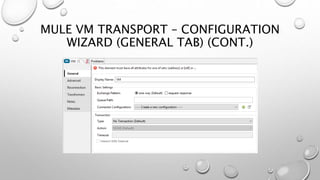 Mule VM Transport | PPTX | Computer Networking | Computing
