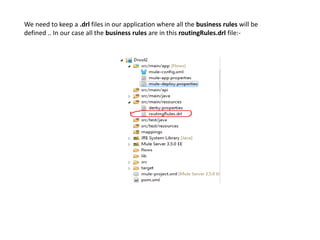 Mule with drools | PPT