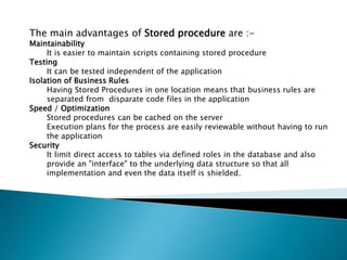 Mule with stored procedure | PPTX