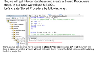 Stored procedure in Mule | PPTX | Databases | Computer Software and Applications