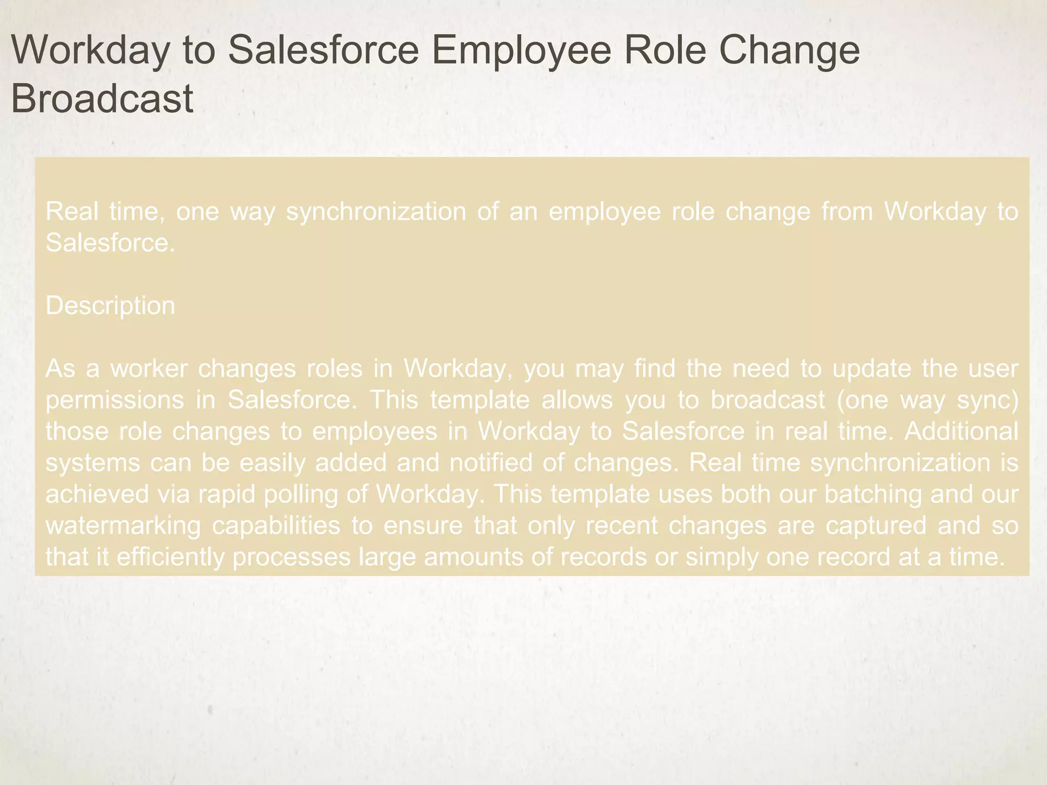 Mule with workday connectors | PPT
