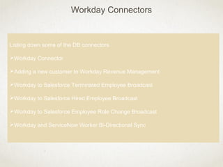 Mule with workday connectors | PPT