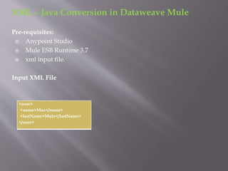 Mulexml java | PPT