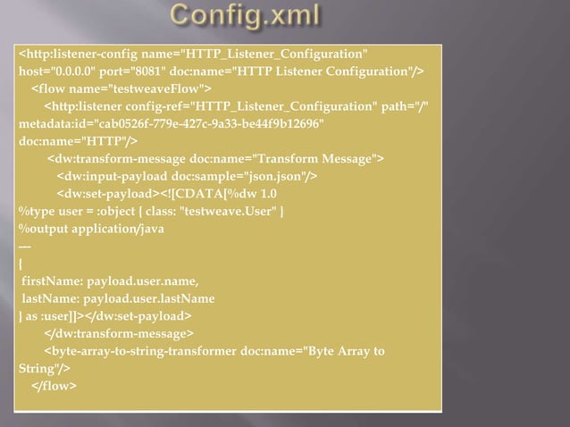 Mulexml java | PPT