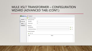 Mule XSLT Transformer | PPTX