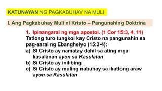 Muling pagkabuhay ni Kristo - Sunday school | PPTX