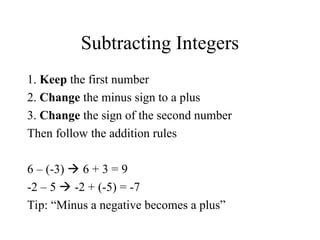 Mulitply-divide integers add and subtract integers.ppt