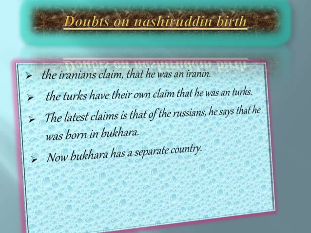 Mullah nasiruddin | PPT