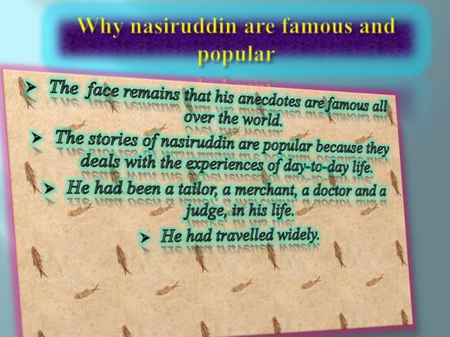 Mullah nasiruddin | PPT