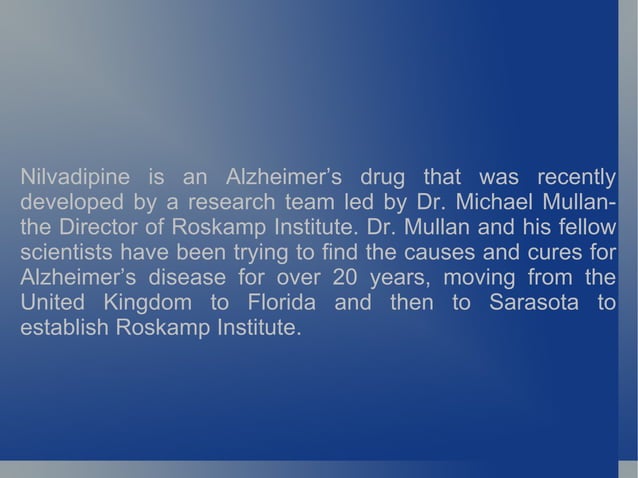 Mullan Alzheimer | PPT