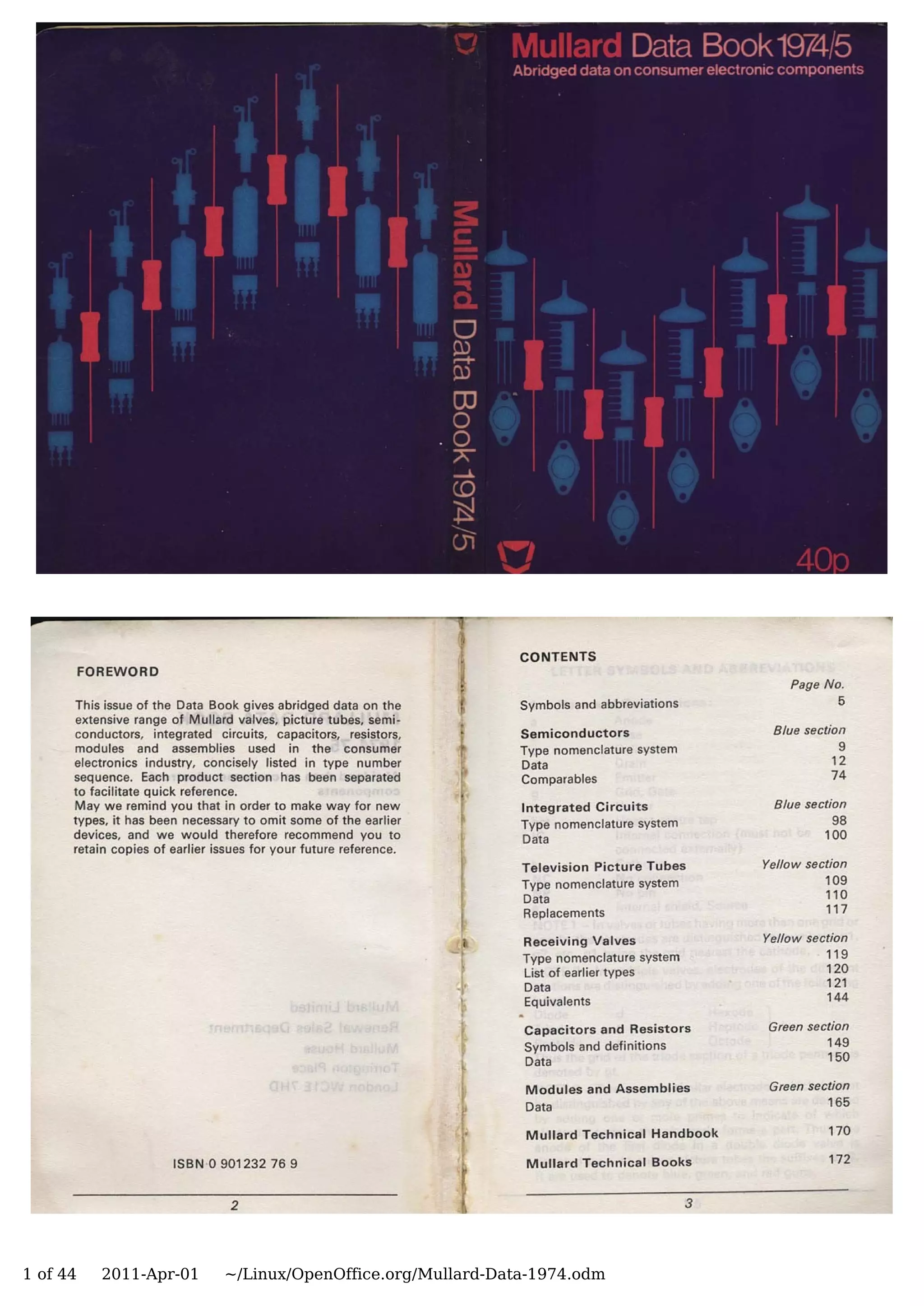 Valve & Amplifier Design, Mullard Data Book (1974) | PDF