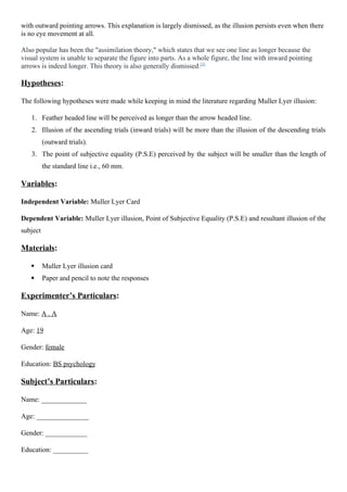 Muller Lyer illusion card..docx ..chcuv .. hxitsdihk. Jcusuf | DOCX