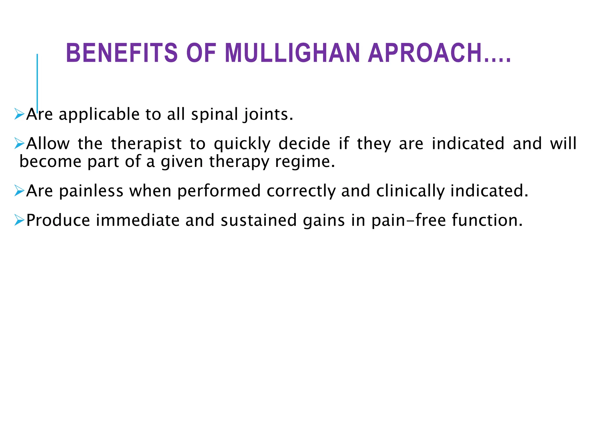 MULLIGAN CONCEPT AND MOBILIZATION OF SPINE | PPT