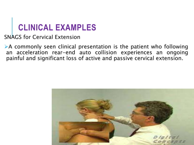 MULLIGAN CONCEPT AND MOBILIZATION OF SPINE | PPT