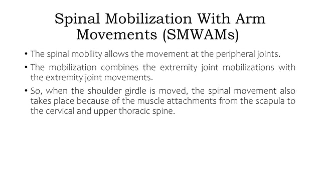 MULLIGAN TECHINIQUE.pptx | Physical Therapy | Wellness
