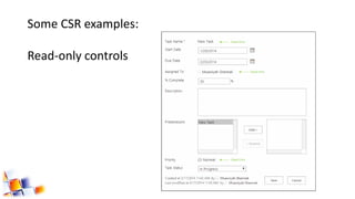 SharePoint 2013: Using Client-Side Rendering to color-code list cells | PPT