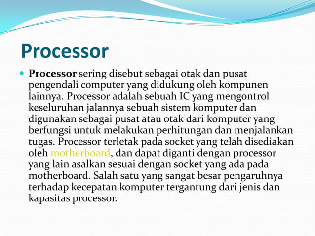 Mulok gçô bagian bagian dari cpu | PPT