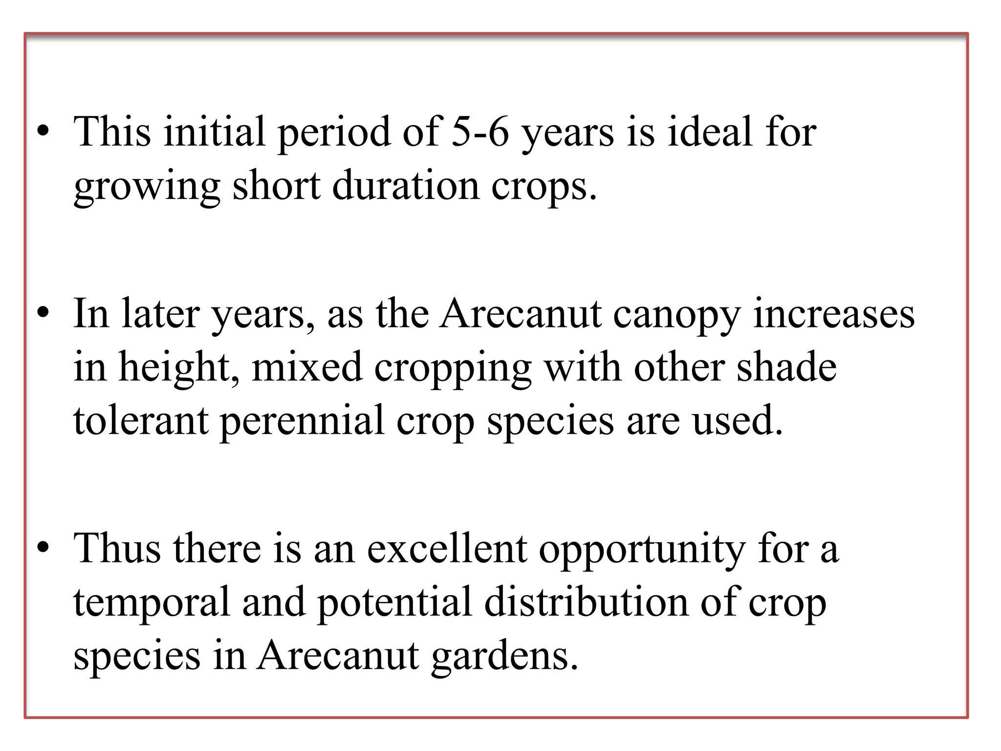 Multiple cropping in Arecanut By- Shivanand M.R | PPTX