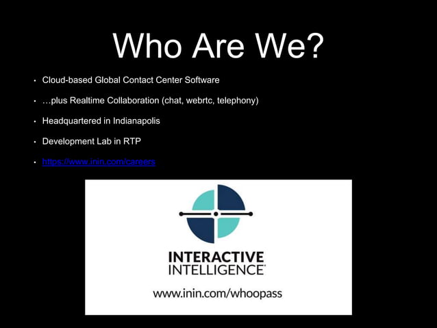 Multi-Team Development w Ember, Angular, Knockout etc @ Interactive Intelligence | PPT