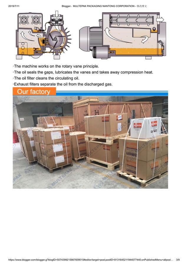 Multepak BUSCH ra r5 0040 0063 0100 0160 0202 0250 0300 vacuum pump | PDF