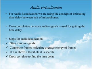 Multi Speaker Detection using audio and video sensors | PPTX | Digital Audio | Computer Software ...