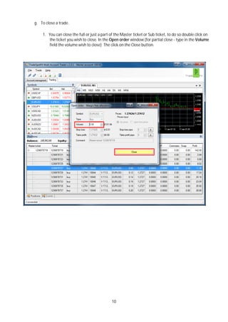 Multi Account Trader User Manual | PDF