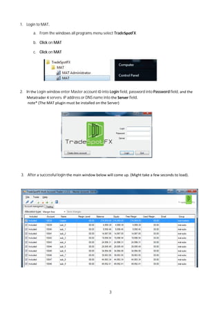 Multi Account Trader User Manual | PDF