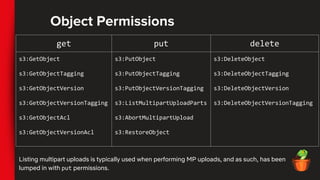 Multi account s3 presentation | PDF