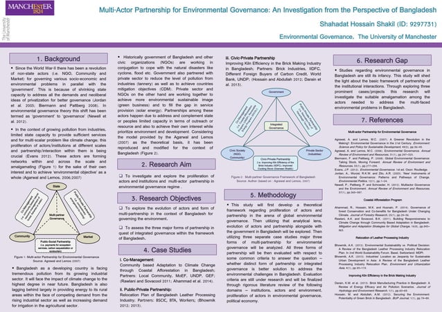 Multi-Actor Partnership for Environmental Governance - An Investigation ...