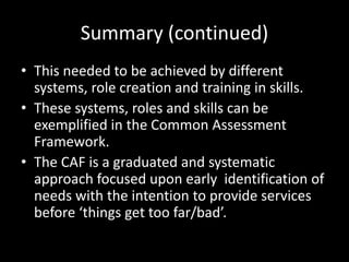 Multi agency working | PPTX