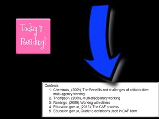 Multi agency working | PPTX