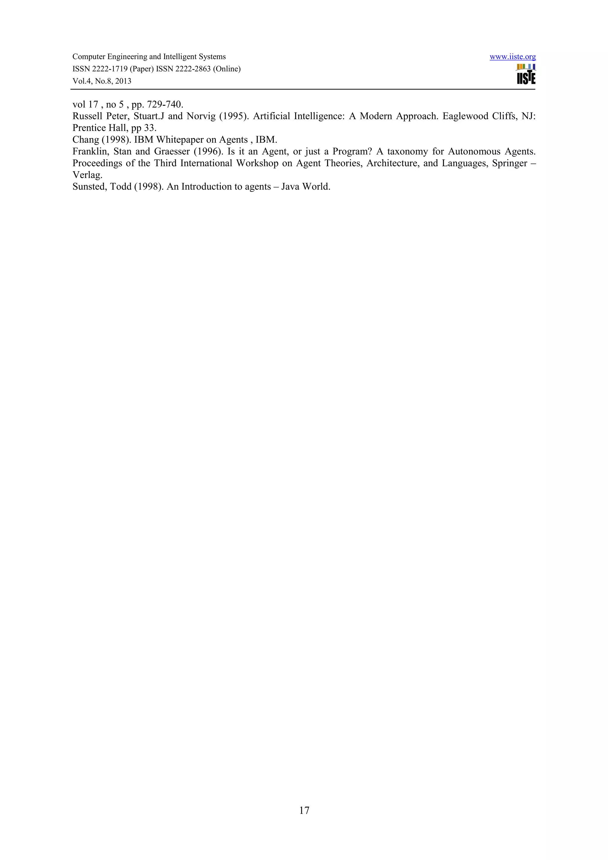 Multi Agent Based Network Monitoring And Management Using Jade Ppt