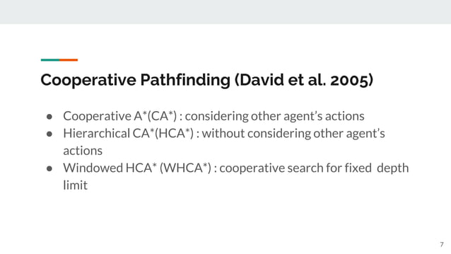 Multi Agent Path Finding (MAPF) | PPT