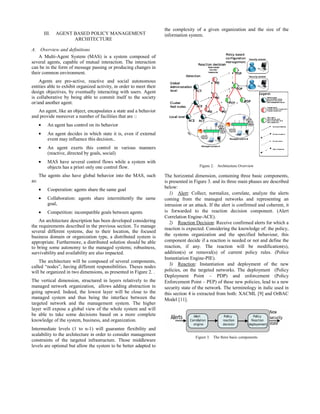 Multi agents based architecture for is security incident reaction | PDF