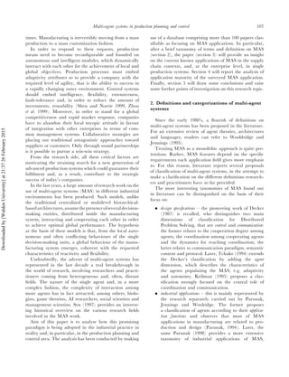 Multi agent systems in production planning | PDF | Mechanical and Industrial Engineering ...