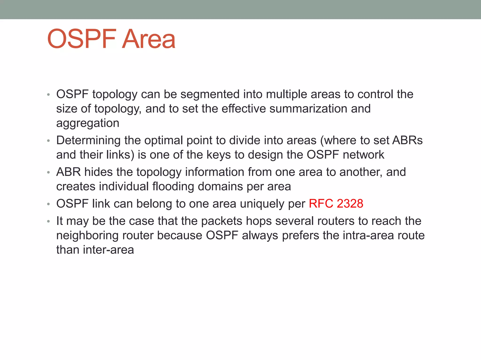 Multi-area ospf adjacency on ios-xr | PPTX