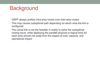 Multi-area ospf adjacency on ios-xr | PPTX