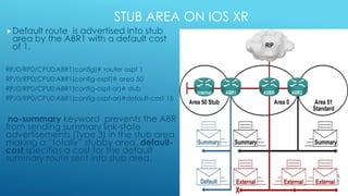 Multi-Area OSPF on IOS XR | PPTX | Computer Networking | Computing