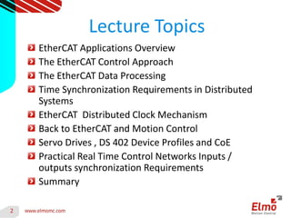 Multi-Axis Position Control by EtherCAT | ElmoMC | PDF