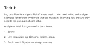 Multi camera filming lesson | PPT